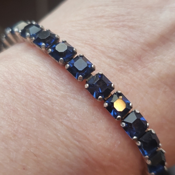 art deco 1930s vintage | Jewelry | Vintage Deco 3s Sapphire Glass ...